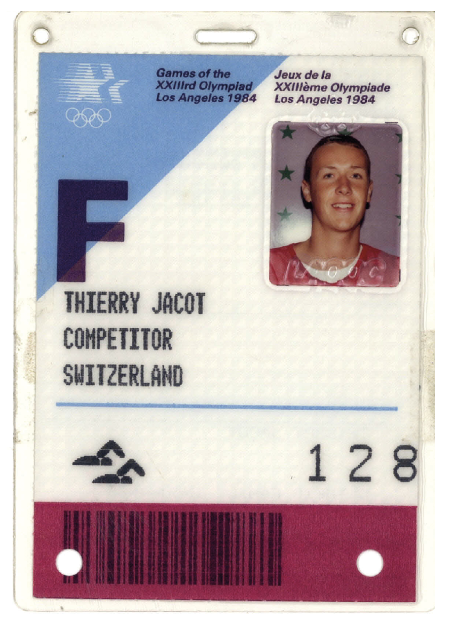 Thierry Jacot, Global Head of Risk, Switzerland - 1984 Summer Olympics ...